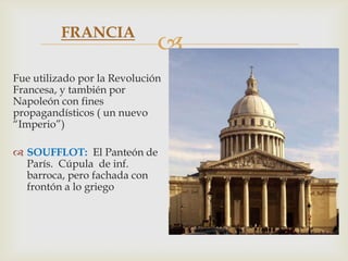 12. arquit. neoclasica y eclecticismo | PPTX