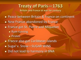 British North America 1763-1787 | PPTX