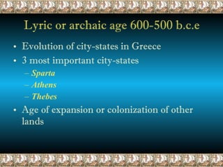 12. classical greece #1 (greeks #2) f | PPT
