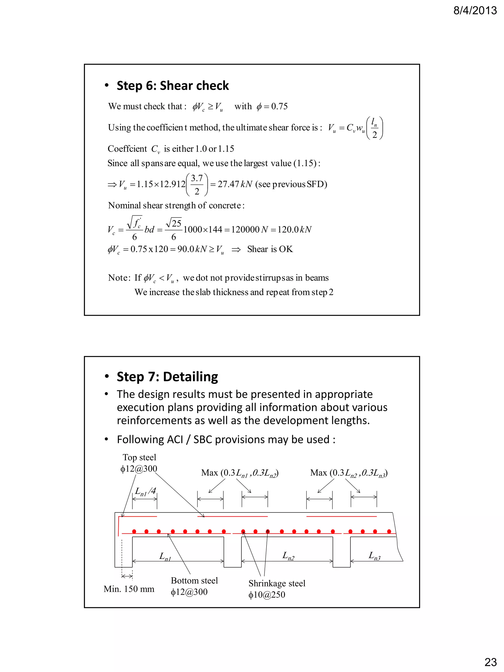 Lec11 Continuous Beams and One Way Slabs(1) (Reinforced Concrete Design ...