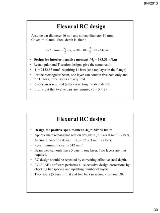 Lec11 Continuous Beams and One Way Slabs(1) (Reinforced Concrete Design ...