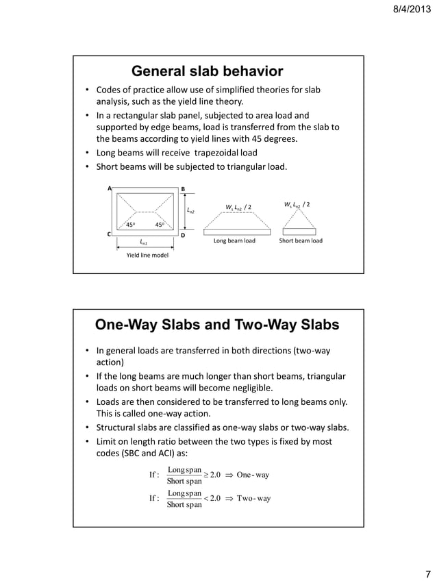 Lec11 Continuous Beams and One Way Slabs(1) (Reinforced Concrete Design ...