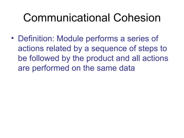12 couplingand cohesion-student | PPT