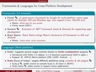 Scala: a Cross-Platform Language | PDF