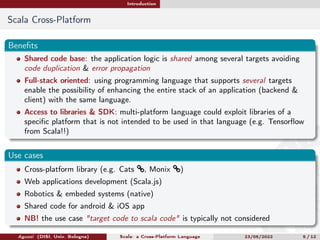 Scala: a Cross-Platform Language | PPT