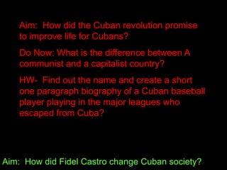 CSEC History Cuban revolution | PPTX
