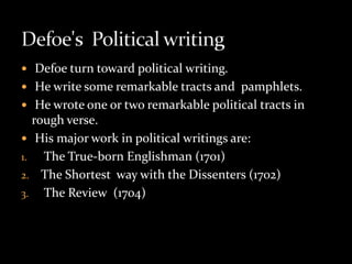 12 daniel defoe | PPT