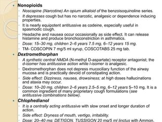 Demulcents and expectorants | PPTX