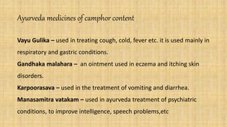 Bhimsen camphor | PPTX