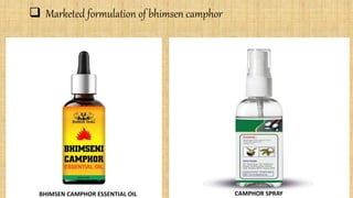 Bhimsen camphor | PPT