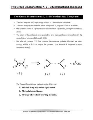 1,2 difunctionalised compound | PDF
