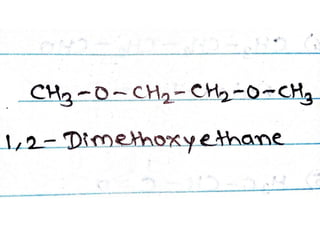 1,2-Dimethoxy ethane | PDF