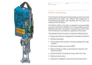 Drilling rig electric top drive | PDF