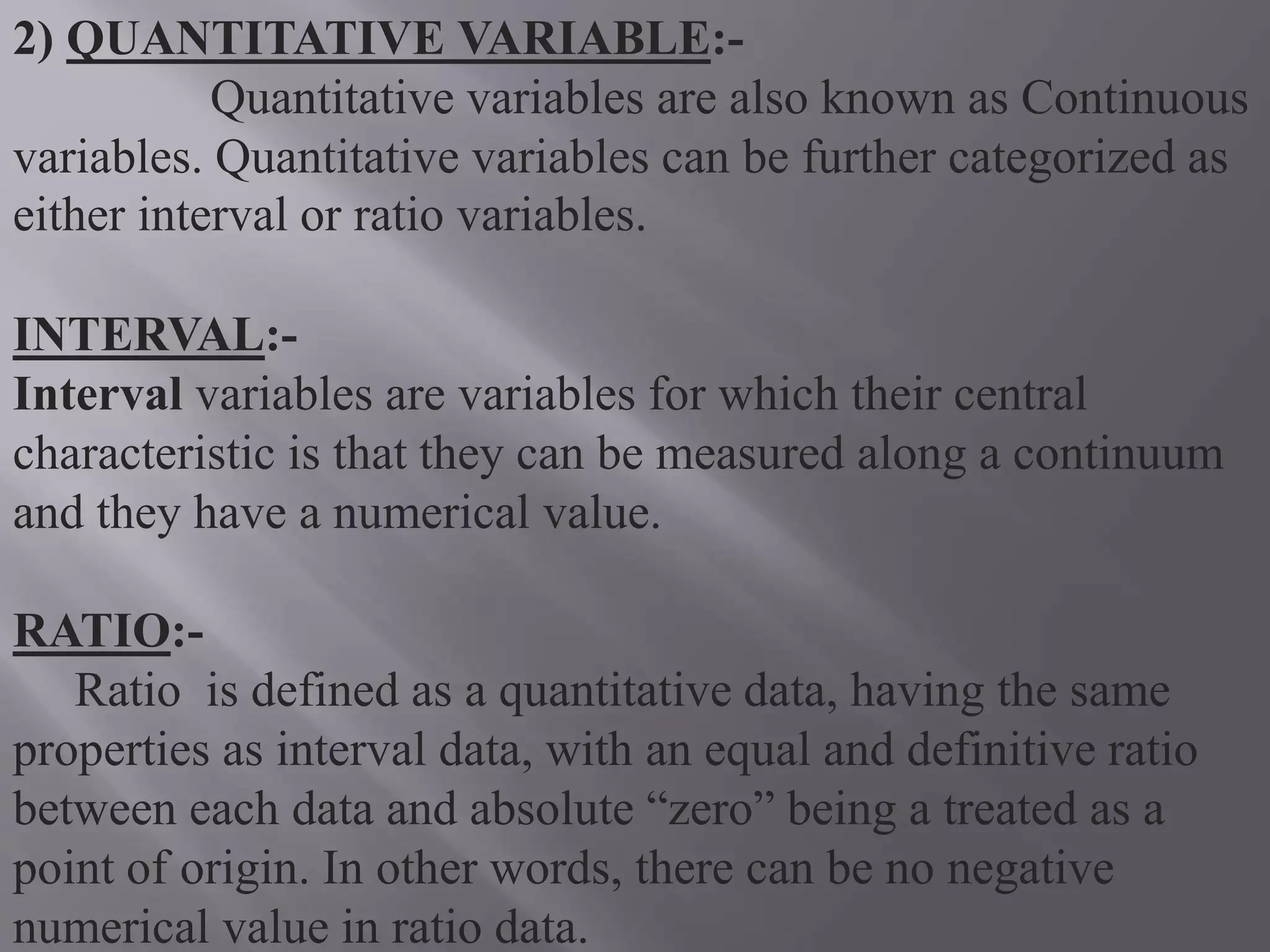 Types of Variables | PPTX