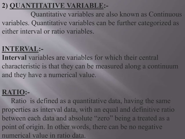 Types of Variables | PPT