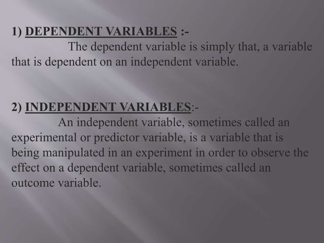 Types of Variables | PPT