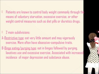12 eating disorders | PPT
