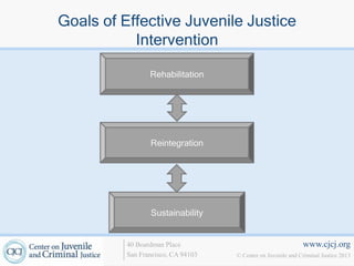12. effective juvenile justice intervention | PPTX