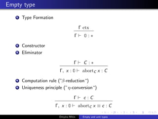 12 - Scala. Empty and unit types | PDF
