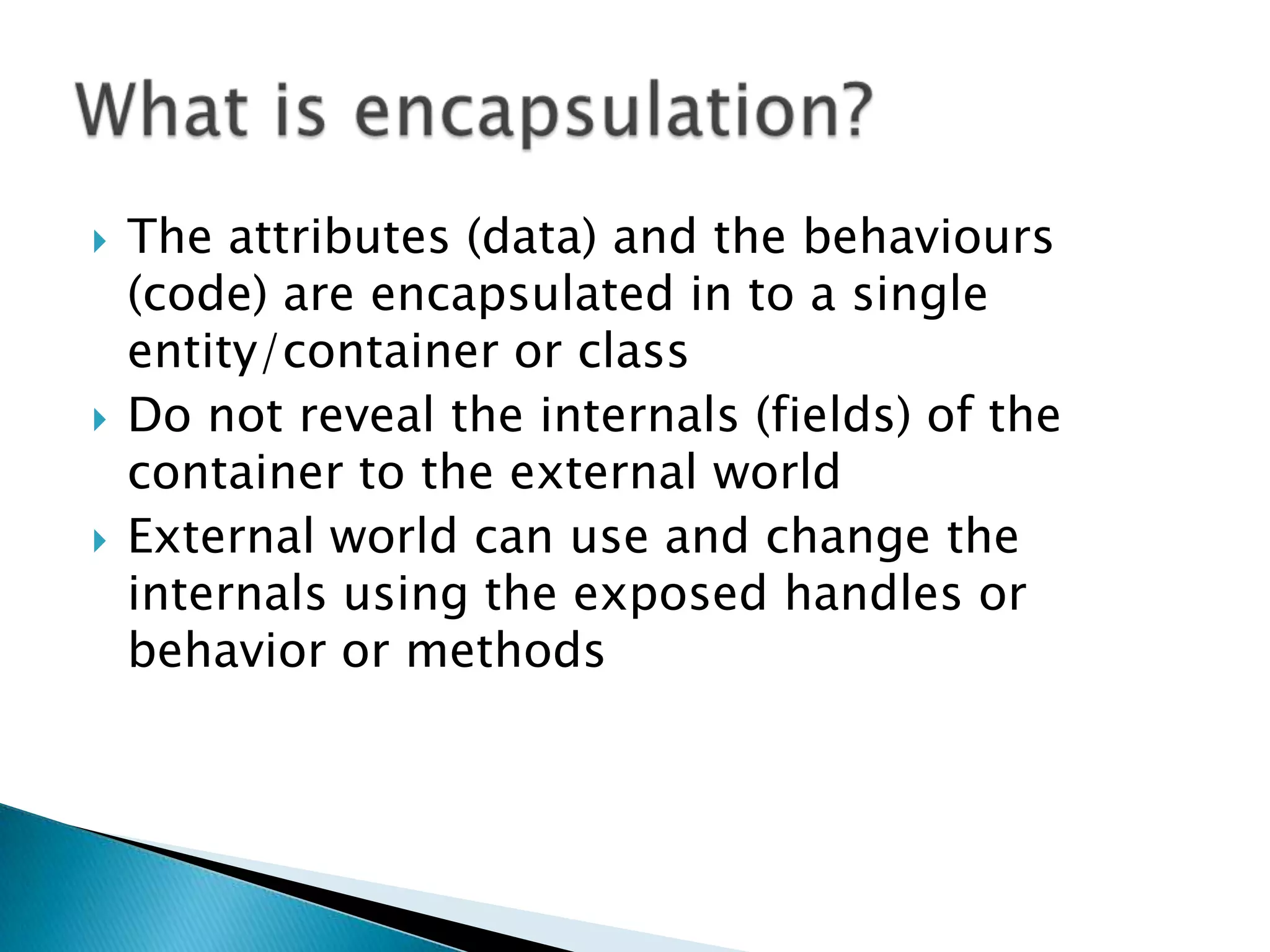 12 encapsulation | PPTX