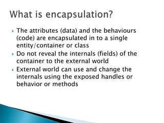 12 encapsulation | PPTX