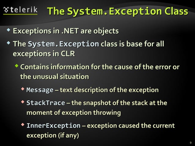 C Exceptions Handling