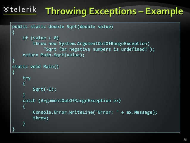 C Exceptions Handling 3072