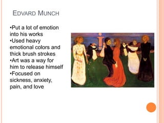 creative industries 1: 12 expressionism and cubism | PPTX