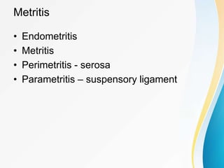 Veterinary Pathology of The Female Genital System | PPT
