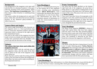 12. film magazine covers analysis x3 | PPT