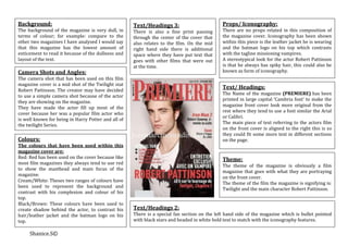 12. film magazine covers analysis x3 | PPT