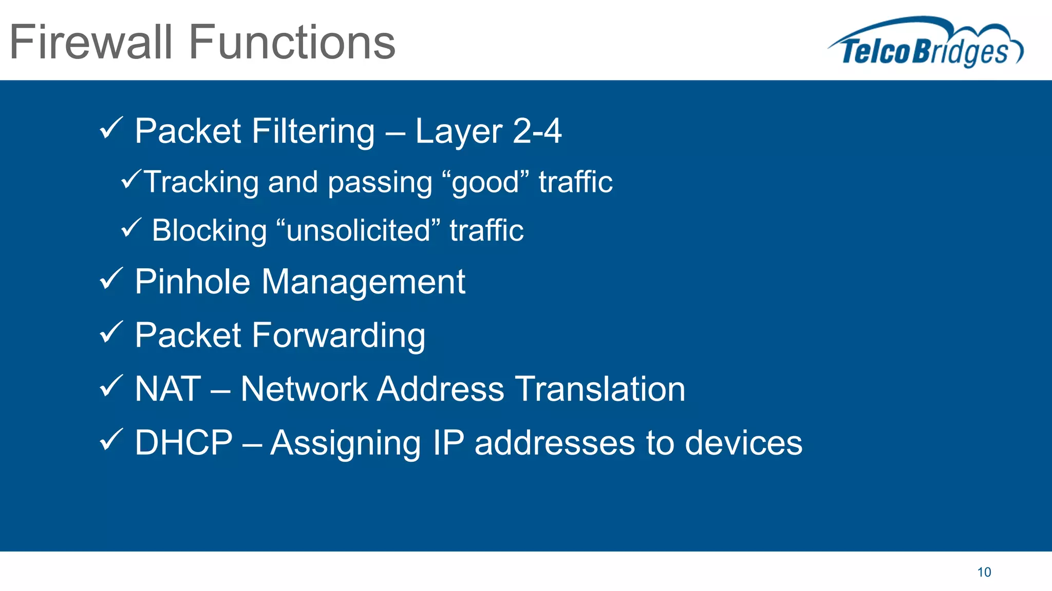Firewalls, SIP Servers and SBC - What's the Differences? | PDF