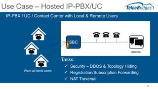 Firewalls, SIP Servers and SBC - What's the Differences? | PDF