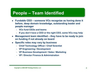 12 Fold Way To Venture Capital Funding | PDF