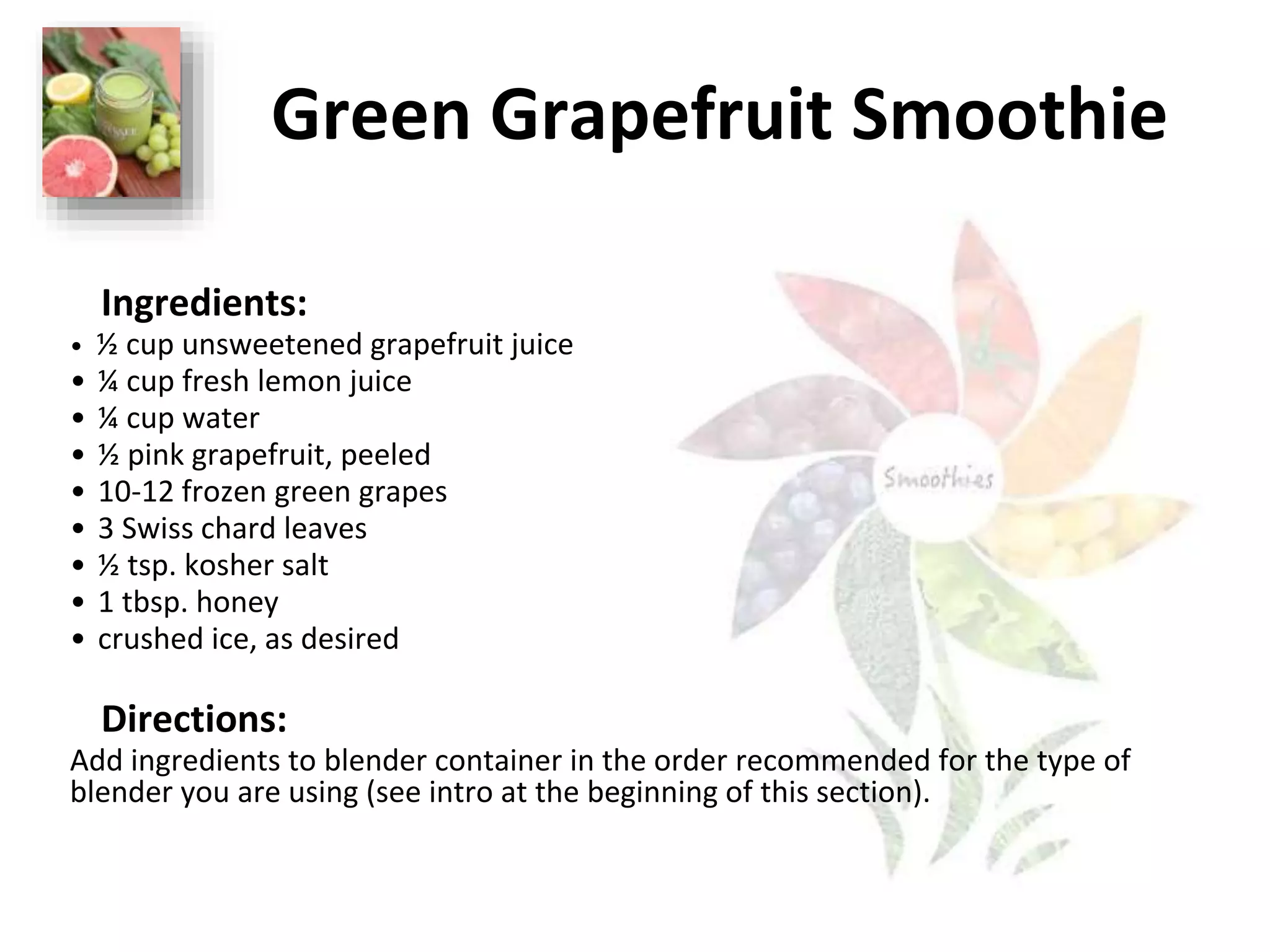12 Fruit-Smoothies-Recipes | PPTX