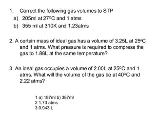 12 Gas Laws | PPT