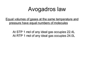 12 Gas Laws | PPT