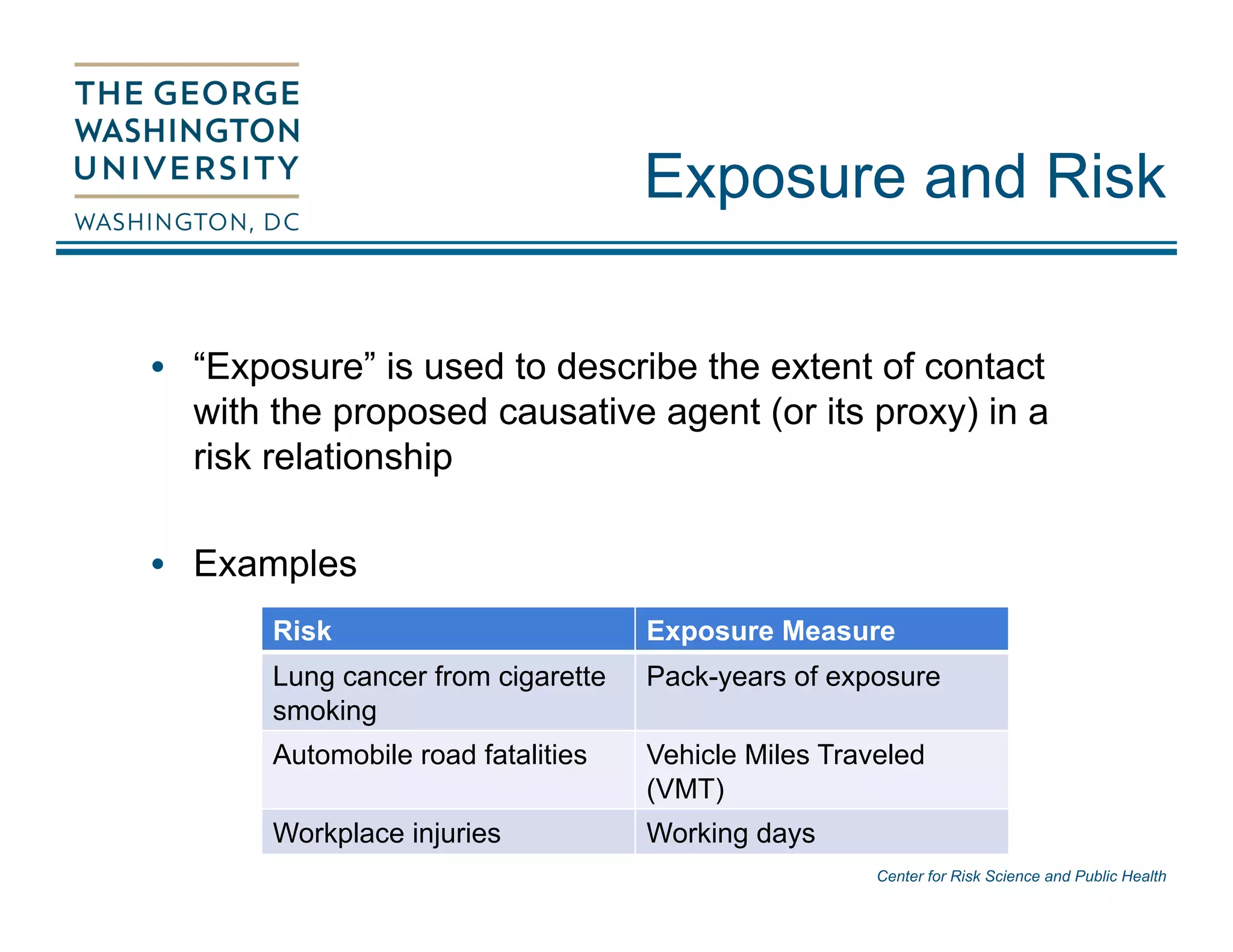 Exposure Assessment, George Gray | PDF