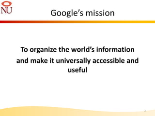 Google advance features for power searching | PPT