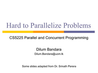 Hard to Paralelize Problems: Matrix-Vector and Matrix-Matrix | PPTX