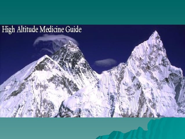 12. high altitude sickness | PPT | Lung and Respiratory Health ...