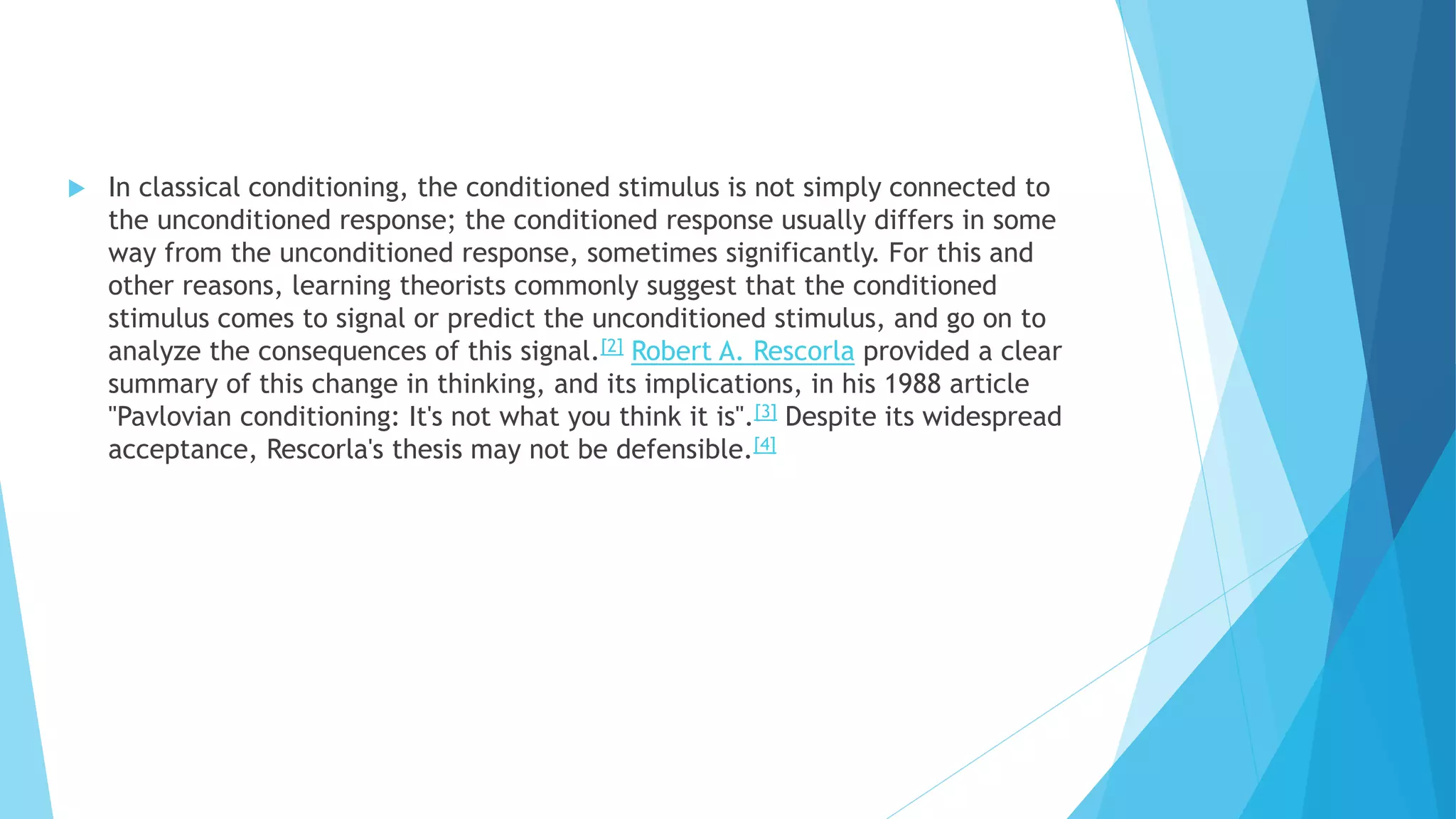 Classical & Opperant Conditioning | PPTX