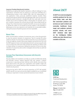 Insight Brief: Security Analytics to Identify the 12 Indicators of Compromise | PDF