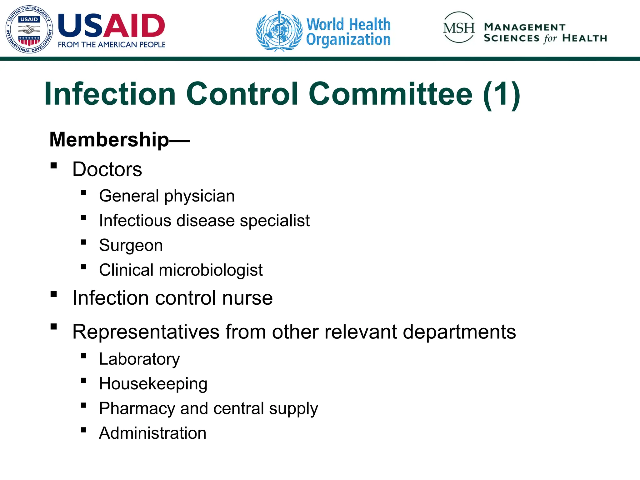 Infection-Control therapeutics committee .ppt