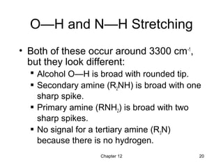 12 - Infrared Spectroscopy and Mass Spectrometry - Wade 7th | PPT