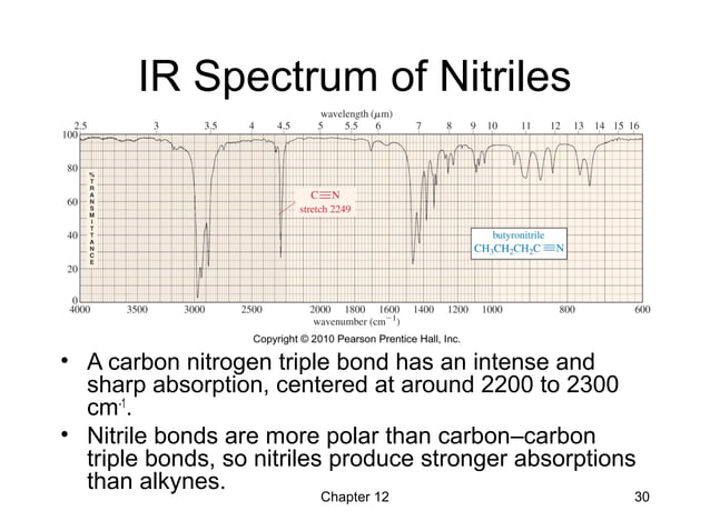 12 Infrared Spectroscopy And Mass Spectrometry Wade 7th