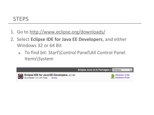 12 installing eclipse | PPT