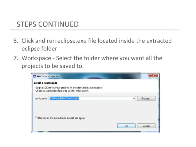 12 installing eclipse | PPT