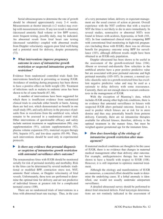 12 iugr 2000 | PDF | Pregnancy | Reproductive Health