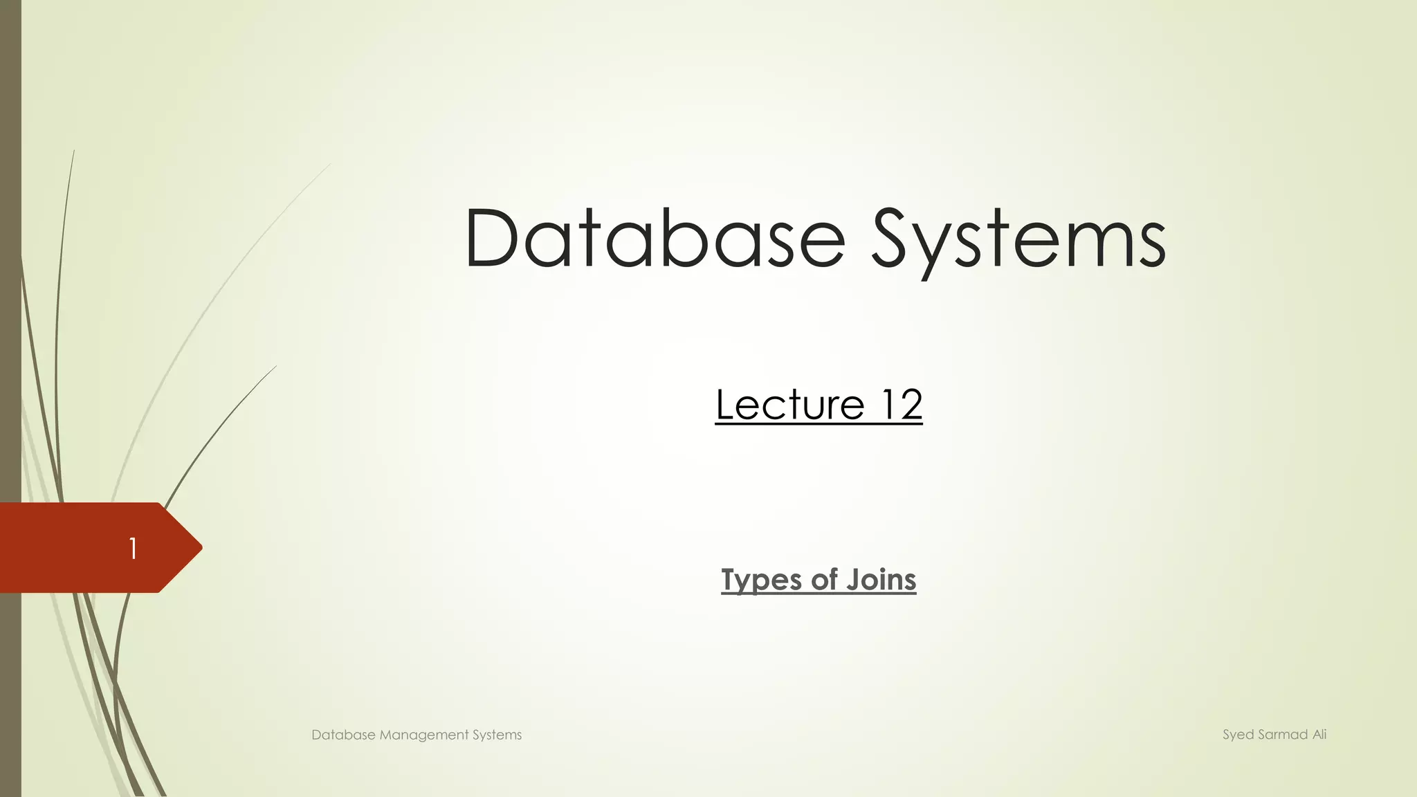 joins in database | PPTX
